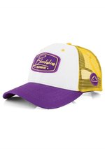 Blackskies RAZOR BASEBALL - Cap - white yellow purple/gelb - Zalando.de