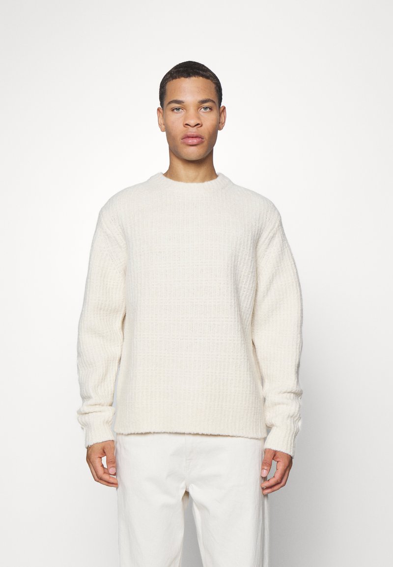 Samsøe Samsøe CARTER CREW NECK - Jumper - clear cream/off-white - Zalando