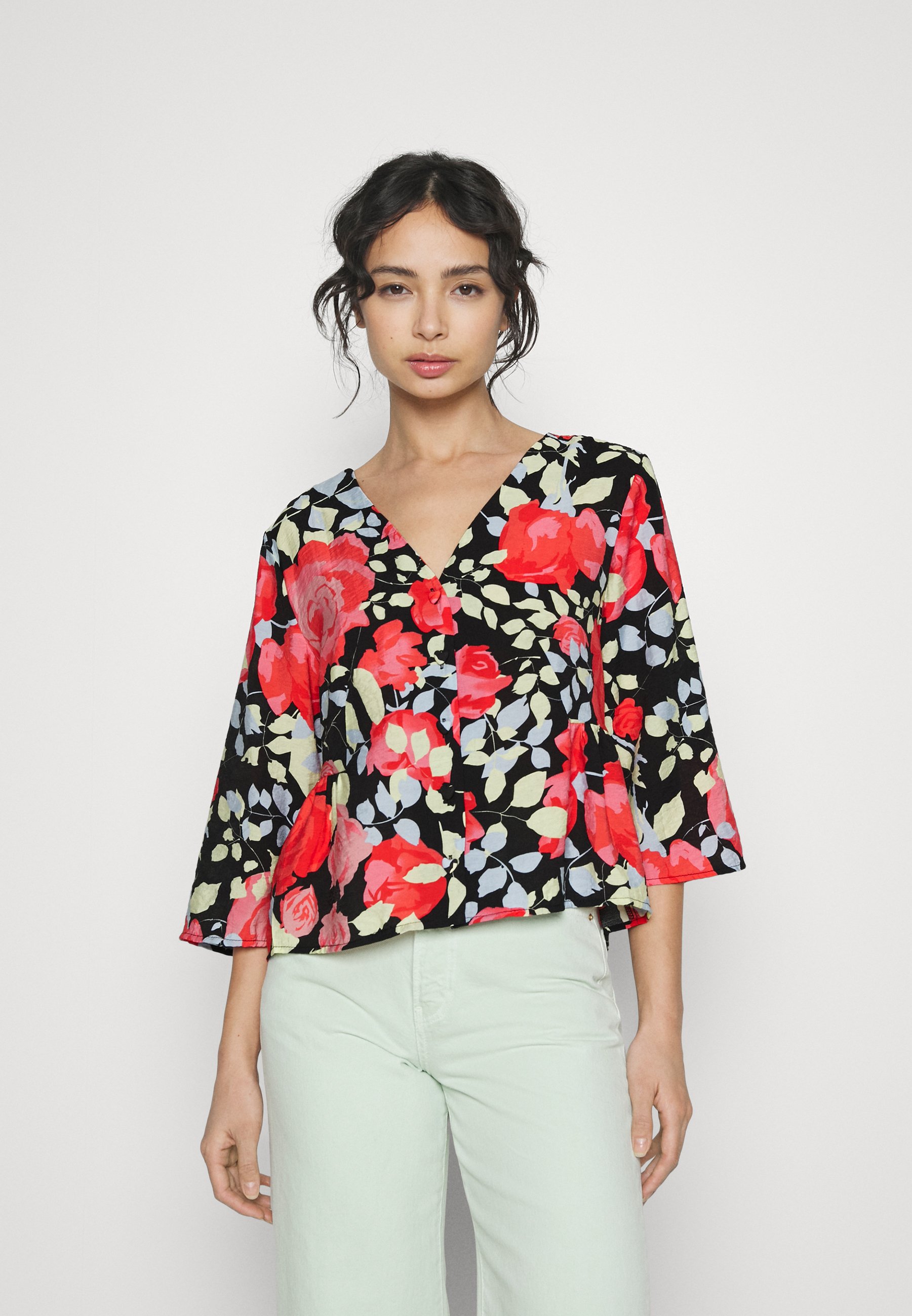 Object Petite OBJLIMONE - Bluse - hot coral/rot - Zalando.ch