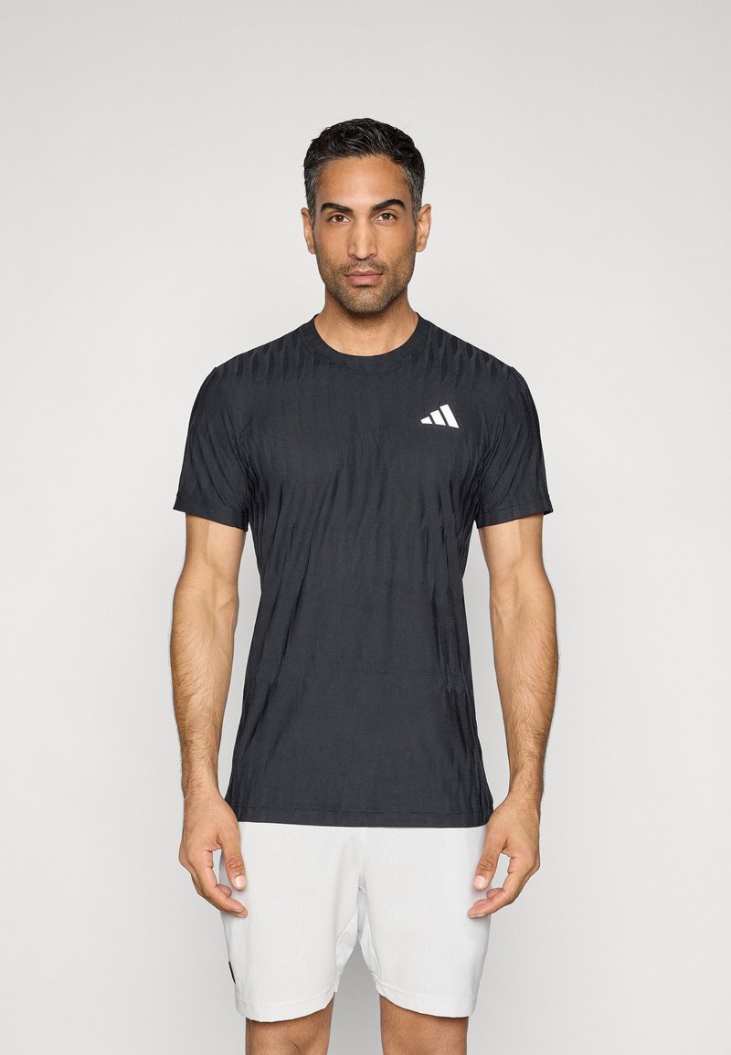 adidas Performance FREELIFT TEE - Sport T-shirt - black/zwart - Zalando.nl