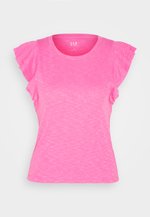 GAP CANYON DOUBLE FLUTTER - T-Shirt print - standout pink/neonpink ...