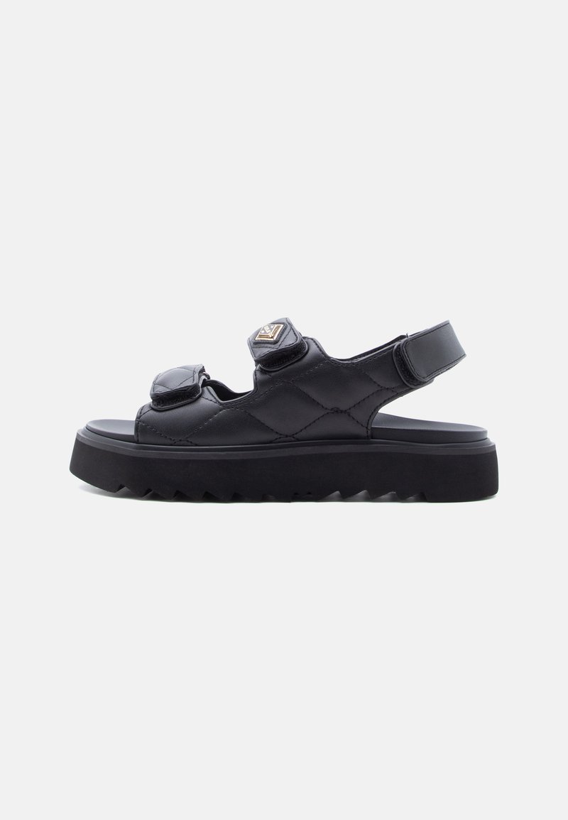 Replay NEW ALICANTE TRIMS - Platform sandals - black - Zalando
