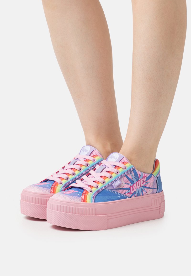 Buffalo PAIRED GRAFFITI - Baskets basses - purple love/violet - ZALANDO.FR