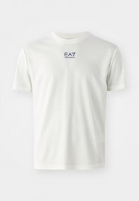 EA7 Emporio Armani TENNIS PRO TEE - T-skjorte til trening - star white ...