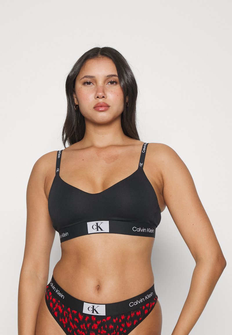 Calvin Klein Underwear UNLINED BRALETTE - Bustier - black/zwart - Zalando.be