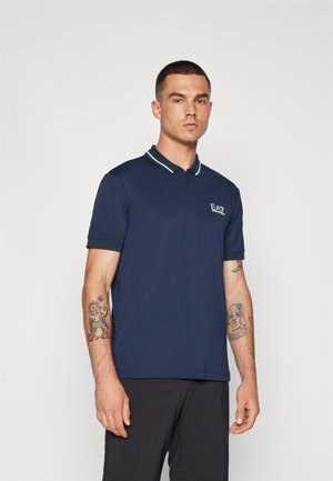 EA7 Emporio Armani Polo shirt - navy blue/dark blue - Zalando.co.uk