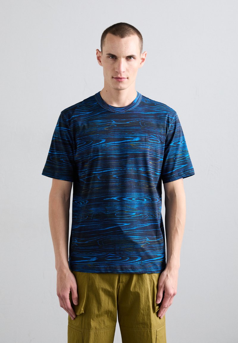 PS Paul Smith MENS WOODGRAIN - T-shirts print - blues/mørkeblå - Zalando.dk