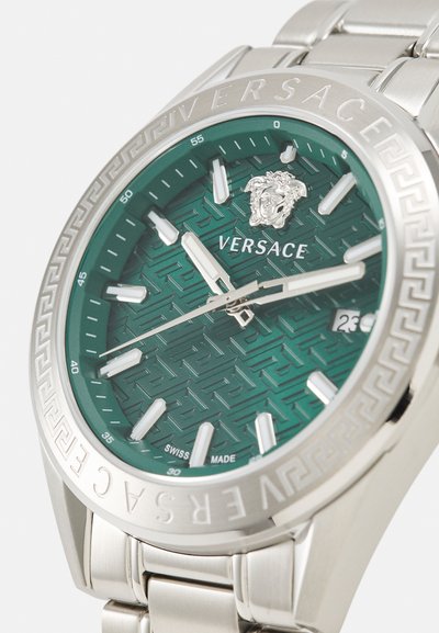 Versace CODE - Uhr - silver-coloured/green/silberfarben - Zalando.ch