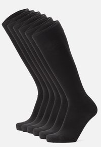 Ciocca 6 PACK - Knee high socks - black - Zalando