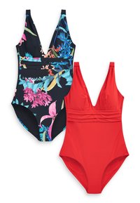Next PLUNGE TUMMY CONTROL SWIMSUITS 2 PACK - Badeanzug - navy blue ...