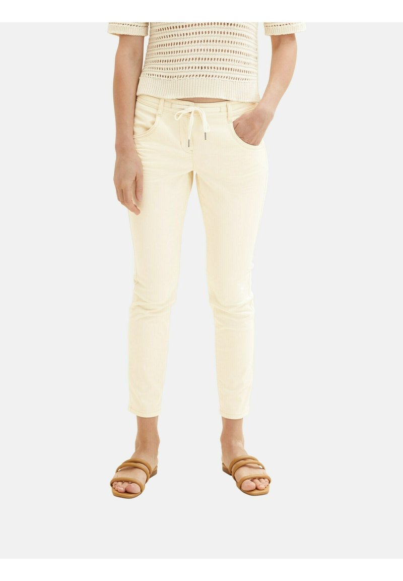 TOM TAILOR TAPERED RELAXED - Jeans fuselé - ivory ecru/écru - ZALANDO.FR