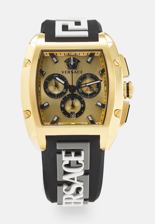 Versace Watches DOMINUS - Uhr - blue/black/orange/silberfarben - Zalando.ch