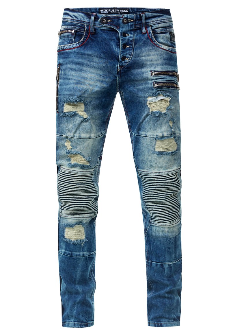 Rusty Neal Jeans Slim Fit - ozean blue used/blau - Zalando.de