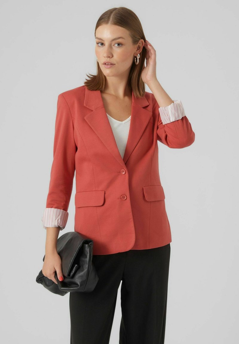 Vero Moda Blazer - mineral red/rot - Zalando.de