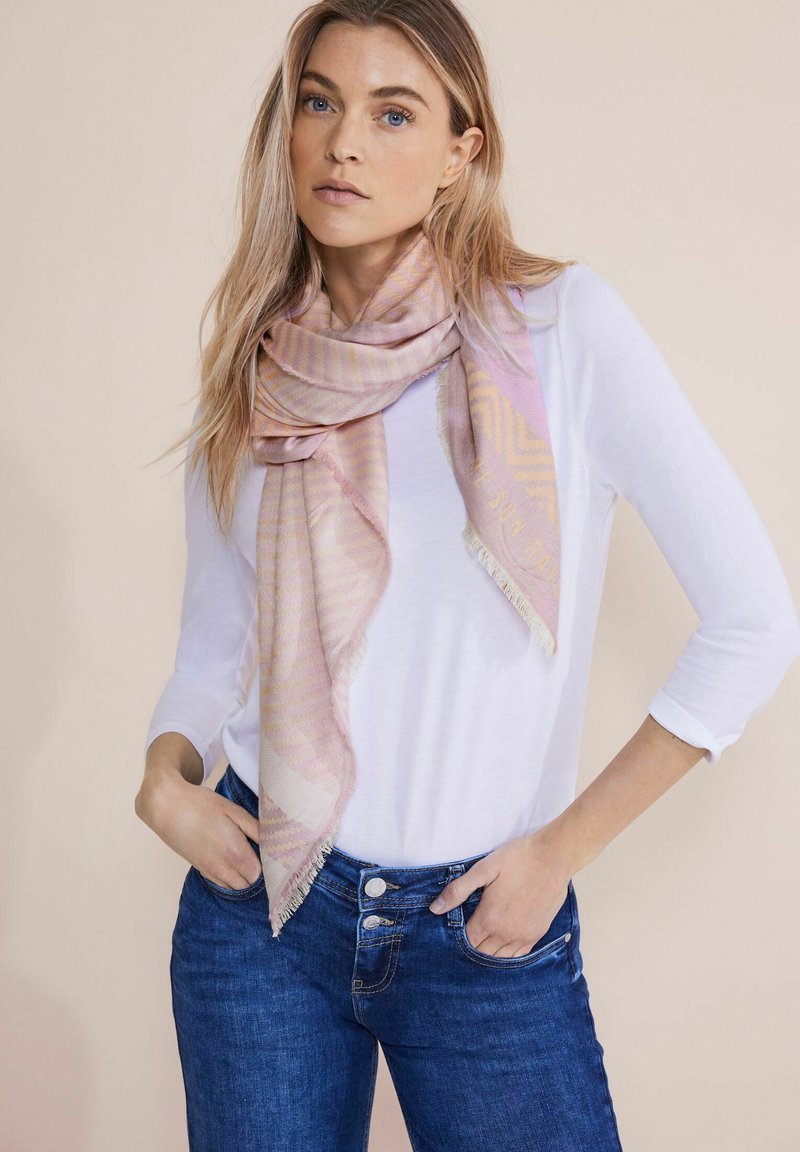 Street One JACQUARD TUCH - Tuch - lila - Zalando.at