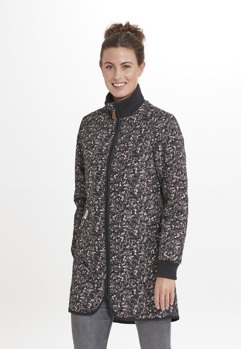 Weather Report FLORAL - Short coat - black - Zalando.de