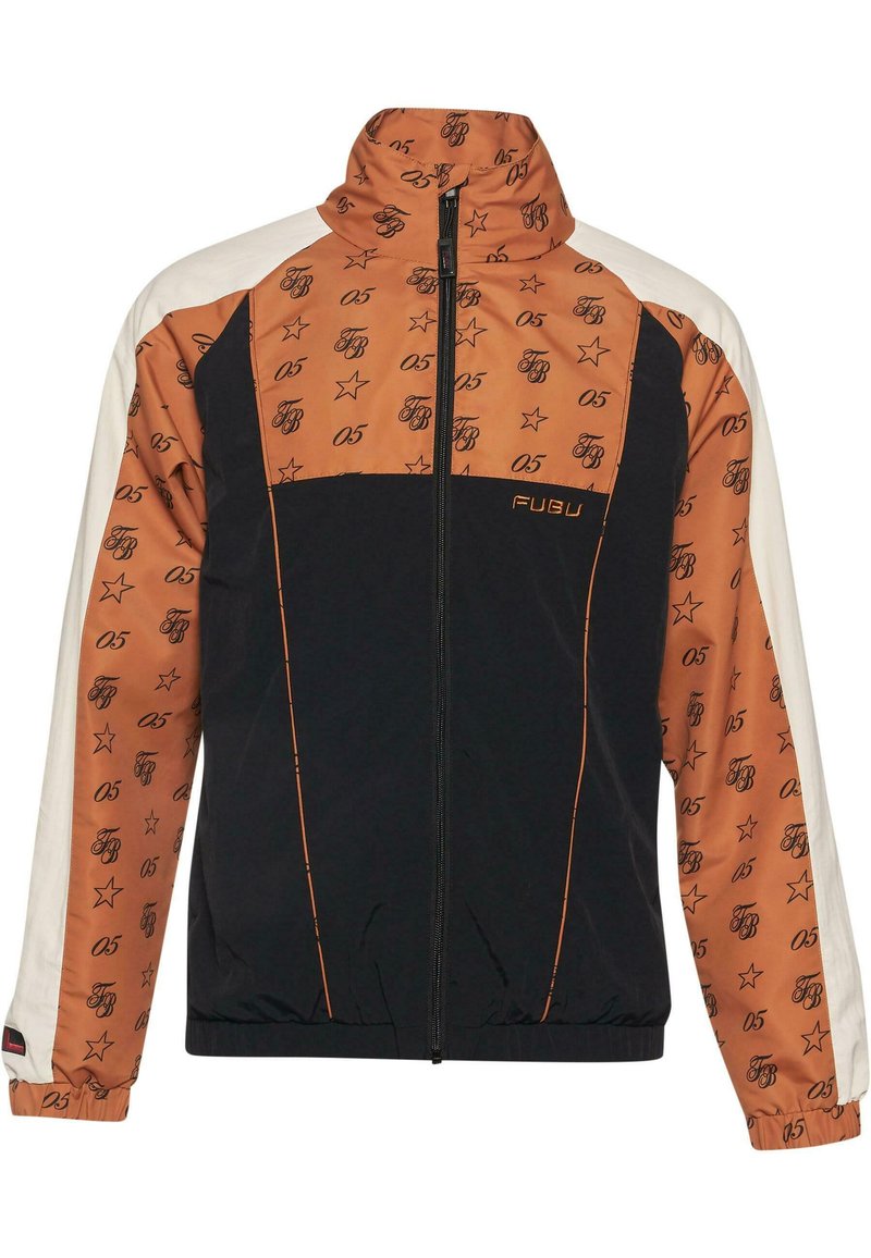 FUBU FB INITIALS AOP BLOCK - Veste de survêtement - black cognac ...