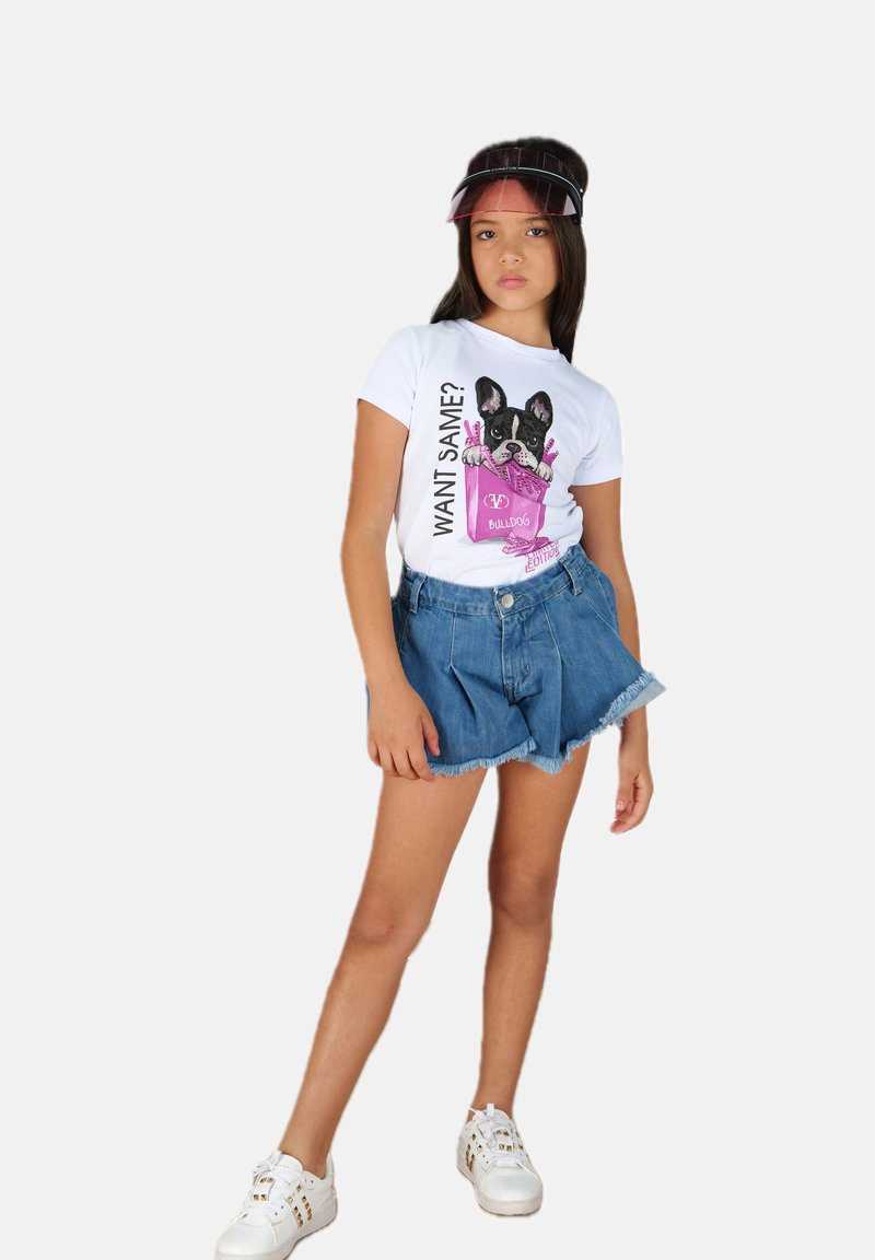 Fun&Fun Denim shorts - blue denim - Zalando