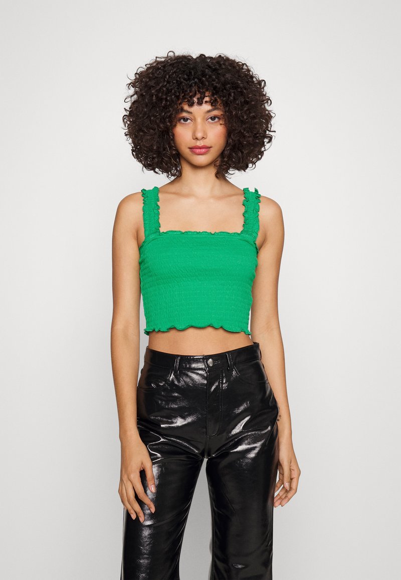 Vero Moda VMMEDOSIABEL CROP - Top - bright green/grün - Zalando.de