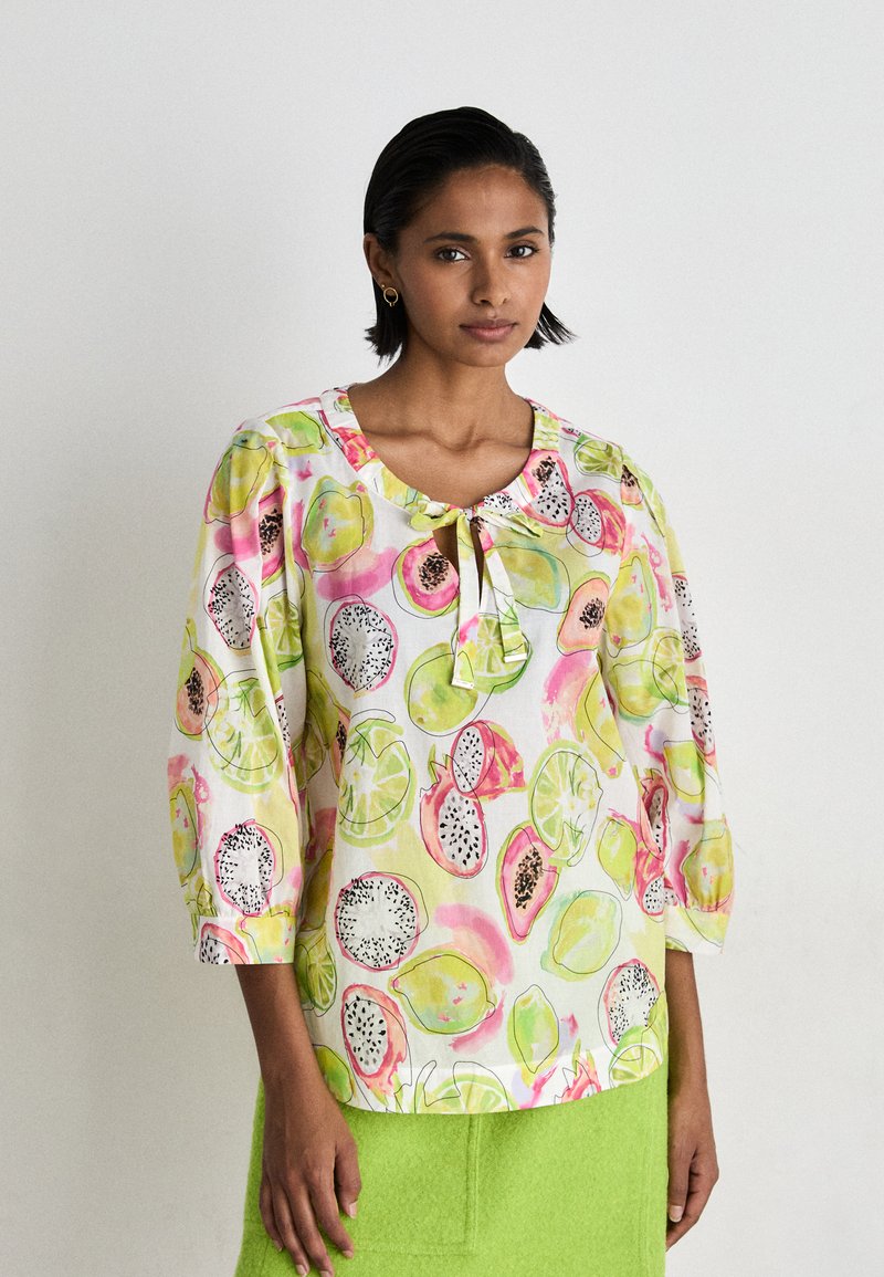 Marc Cain Blouse - light yellow/jaune clair - ZALANDO.FR