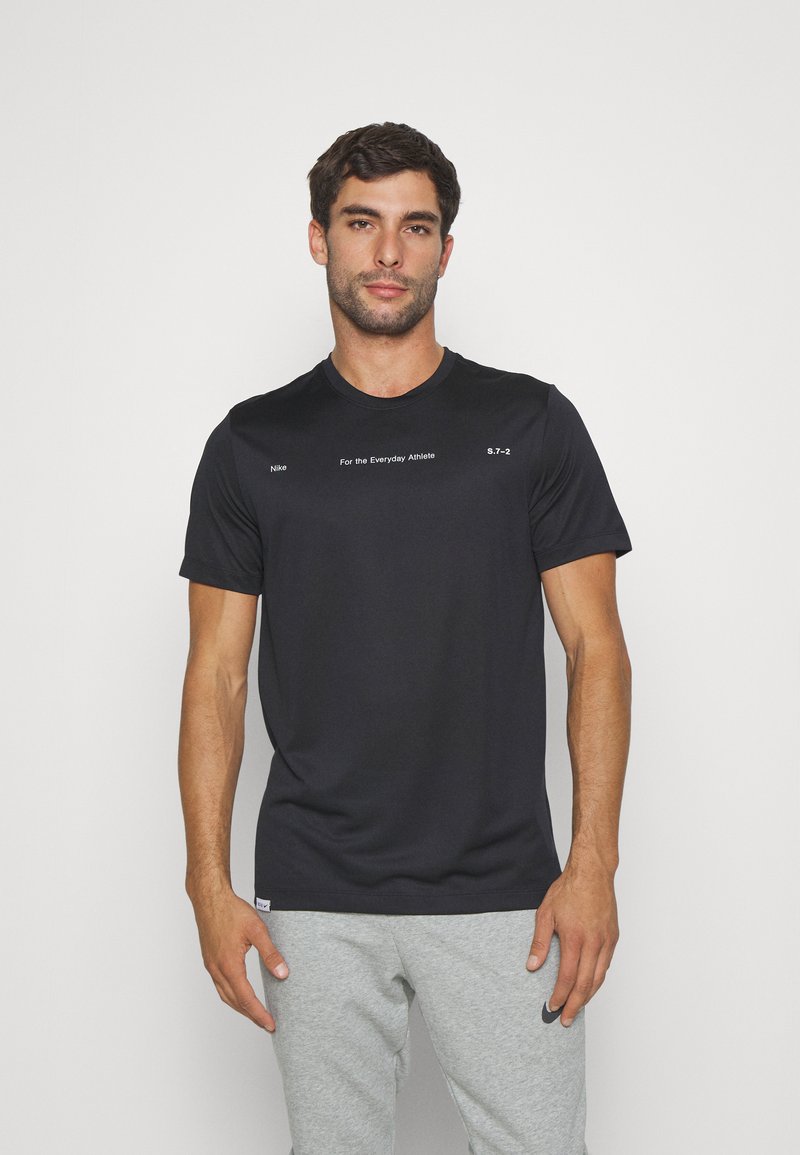Nike Performance TEE - Sports T-shirt - black - Zalando.ie