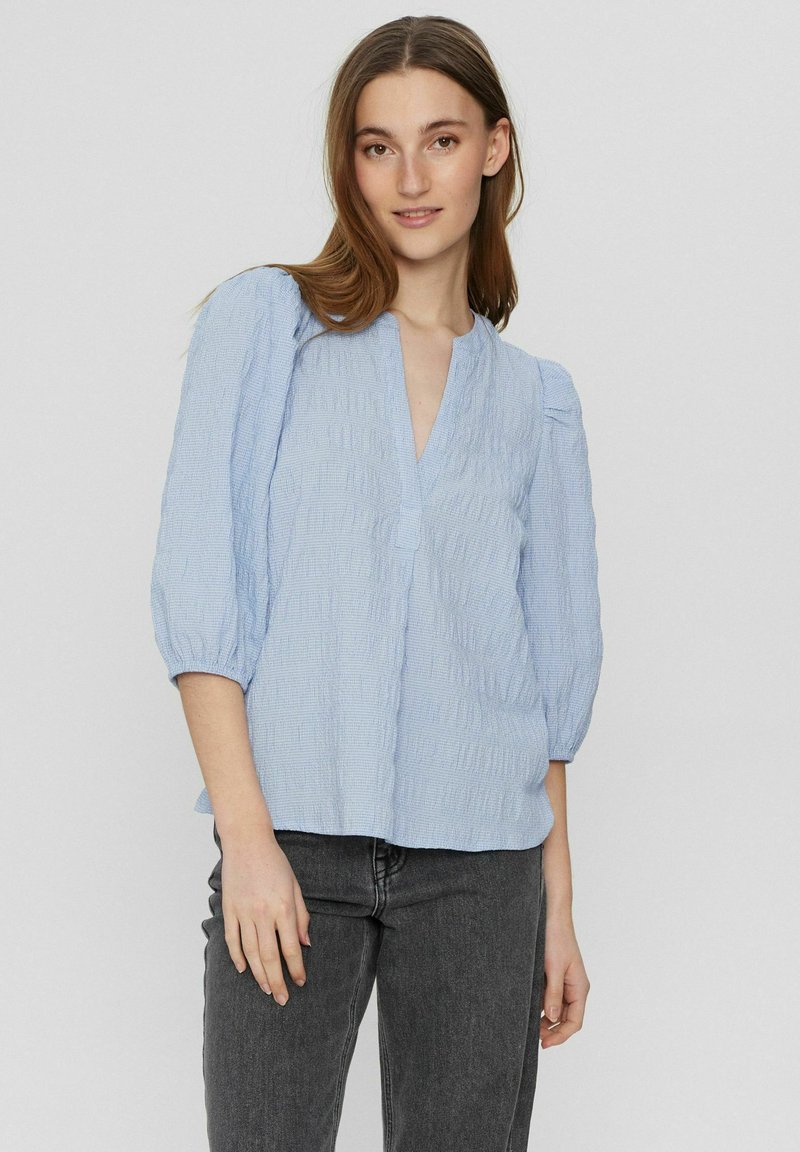 Nümph NUANE - Bluse - clear sky/hellblau - Zalando.de