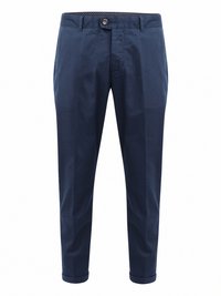 Redefined Rebel ERCAN CROPPED PANTS - Chino - dark navy/bleu marine ...