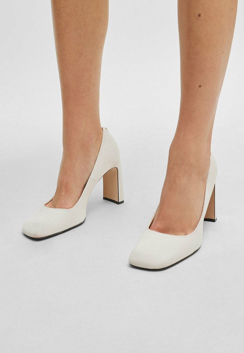 BOSS Escarpins à talons hauts - natural eighteen/blanc - ZALANDO.FR