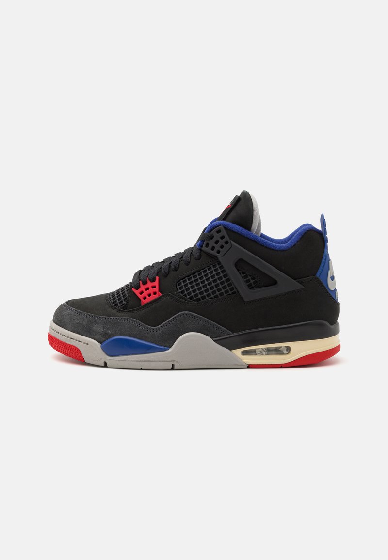 Jordan AIR JORDAN 4 RETRO - Zapatillas altas - black/fire red/deep ...