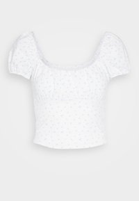 Hollister Co. RUCHED BUST - T-Shirt print - casual black/schwarz ...