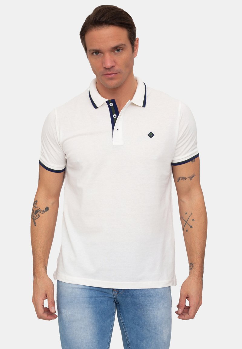 Jacey Quinn MERA - 2 PACK SHORT SLEEVE - Polo shirt - white marine ...