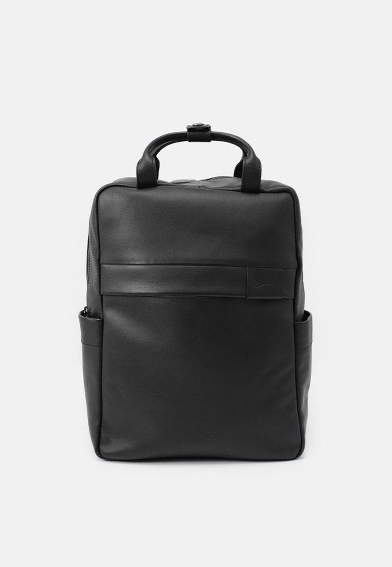 Zign LEATHER UNISEX - Rucksack - black - Zalando.ie