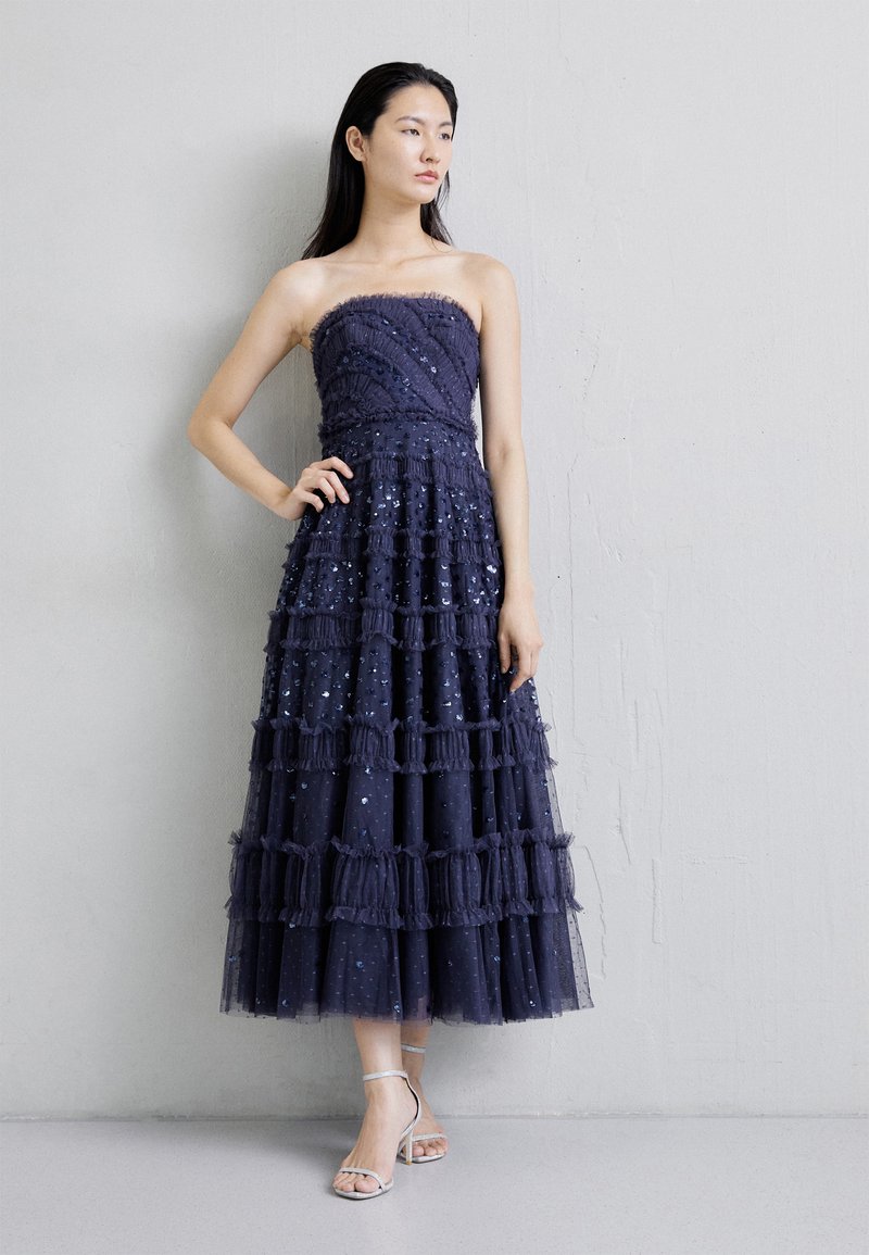 Needle & Thread DOT SHIMMER TIERED STRAPLESS ANKLE GOWN - Occasion wear ...