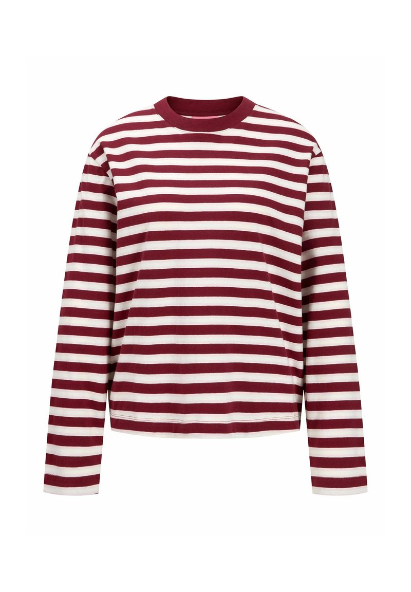 JJXX JXSOPHIA BOXY LS STRIPE TEE JRS SN - Long sleeved top - cabernet ...