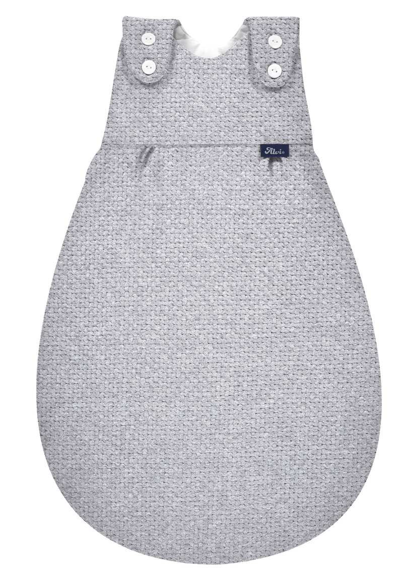 Alvi SPECIAL - Baby's sleeping bag - Piqué/blue-grey - Zalando.de