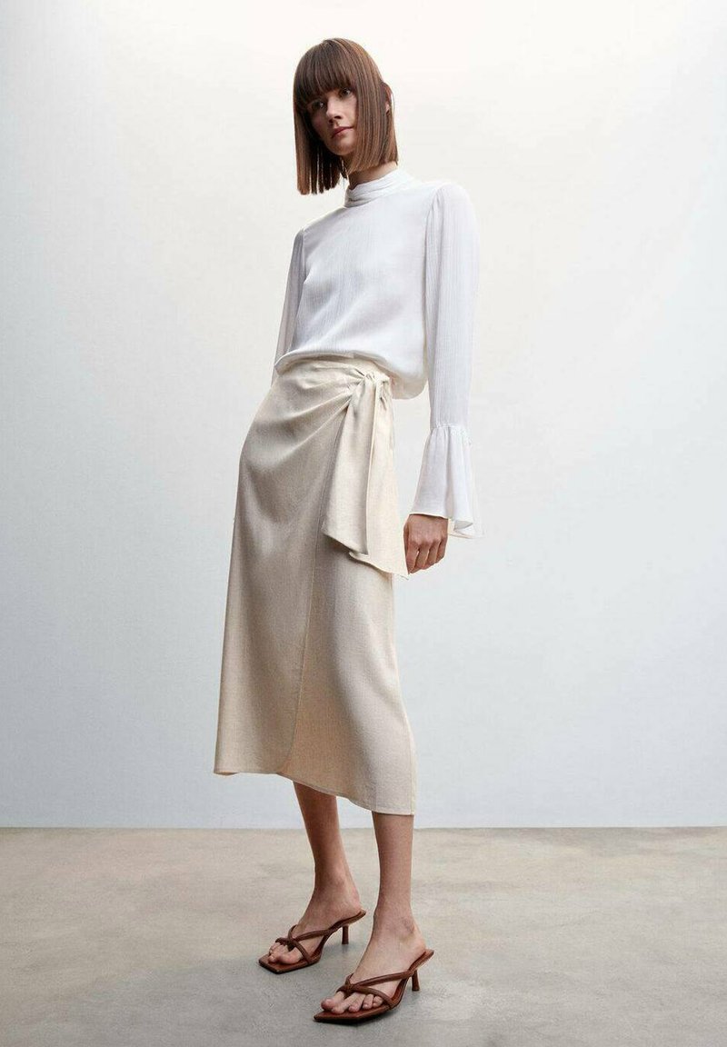 Mango RUSTIK-A - A-Linien-Rock - beige - Zalando.de