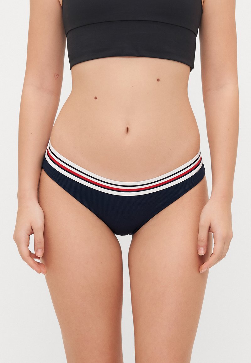 Tommy Hilfiger GLOBAL STRIPE CLASSIC - Bikini-Hose - dark night navy/dunkelblau - Zalando.de