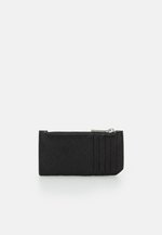 Guess ESCAPE CARD CASE ZIPPER UNISEX - Wallet - black - Zalando.co.uk