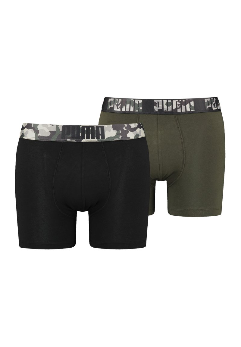 Puma 2 PER PACK - Panties - schwarzgruen/schwarz-metallic - Zalando.de