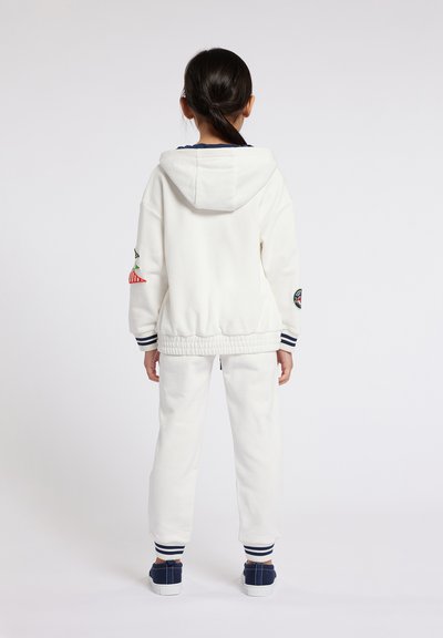 KENZO kids Pantalon de survêtement - rice/blanc - ZALANDO.FR