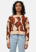 Cotton On BLONDIE CREW NECK - Trui - shona soft geo soft brown/bruin ...