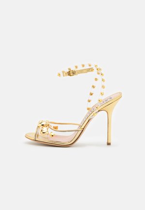 GCDS MORSO HEEL THONG UNISEX - Teensandalen - gold/goudkleurig - Zalando.nl
