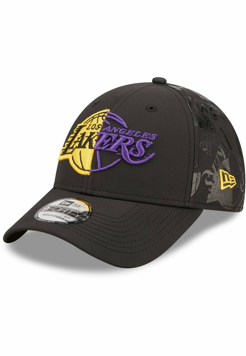 New Era MONOGRAM LOS ANGELES LAKERS - Cap - black/schwarz - Zalando.de