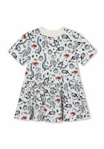 KENZO kids SHORT-SLEEVED - Robe en jersey - rice/écru - ZALANDO.FR