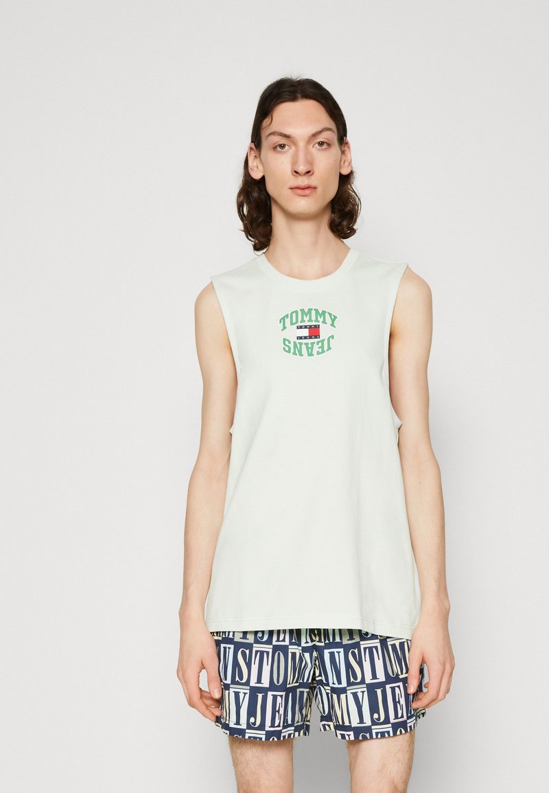 Tommy Jeans MIRROR TANK - Top - minty/mint - Zalando.de