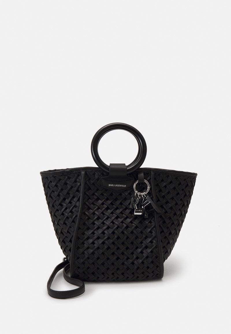 KARL LAGERFELD BASKET TOP HANDLE - Handbag - black - Zalando.co.uk