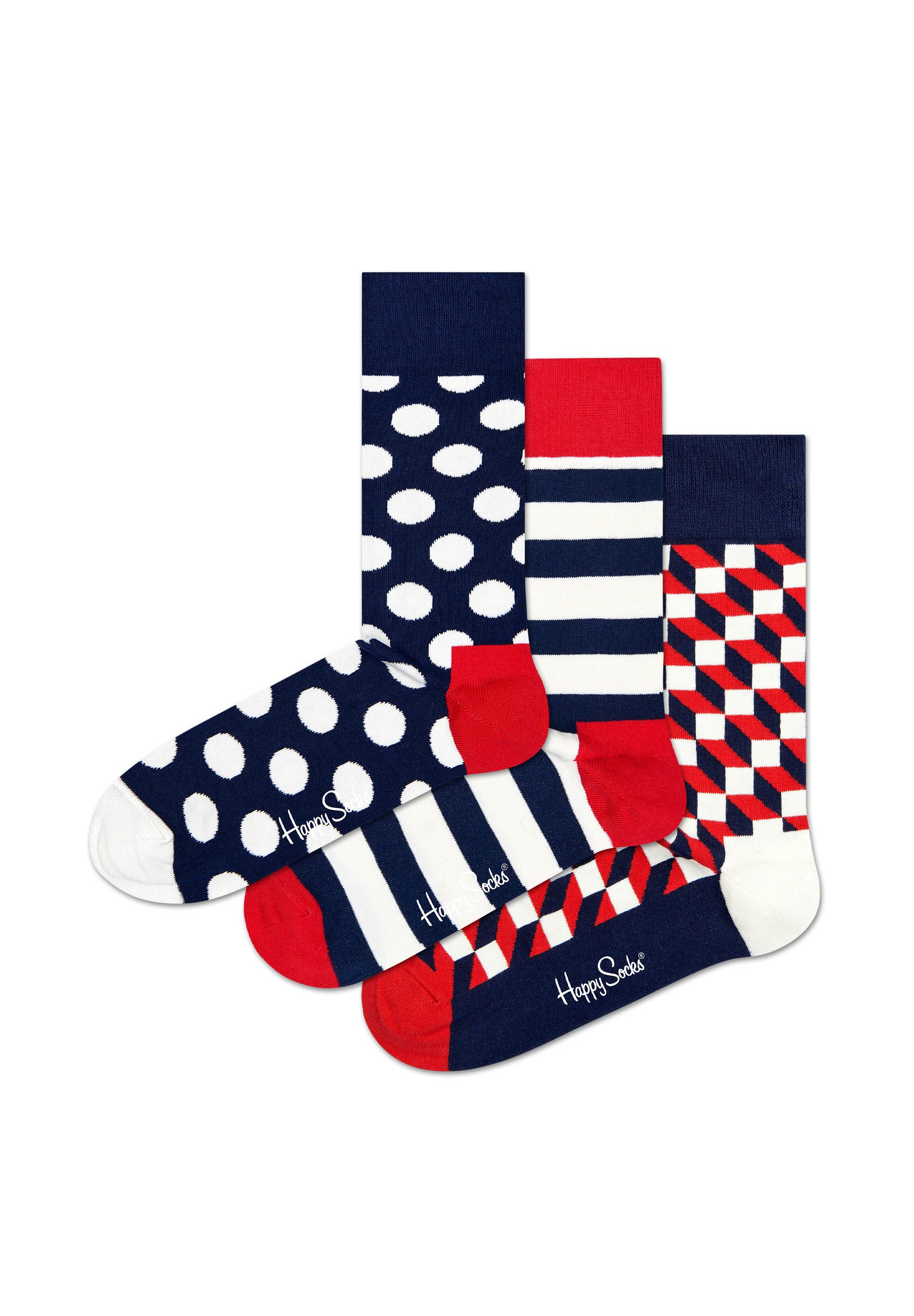 Happy Socks CLASSIC GIFT 3 PACK Chaussettes multi coloured multicolore ZALANDO.FR