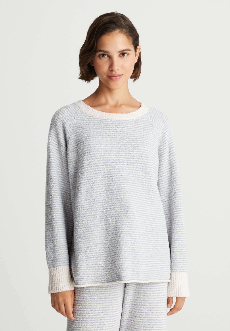Oysho Nachtwäsche Shirt Blue Blau Zalando At