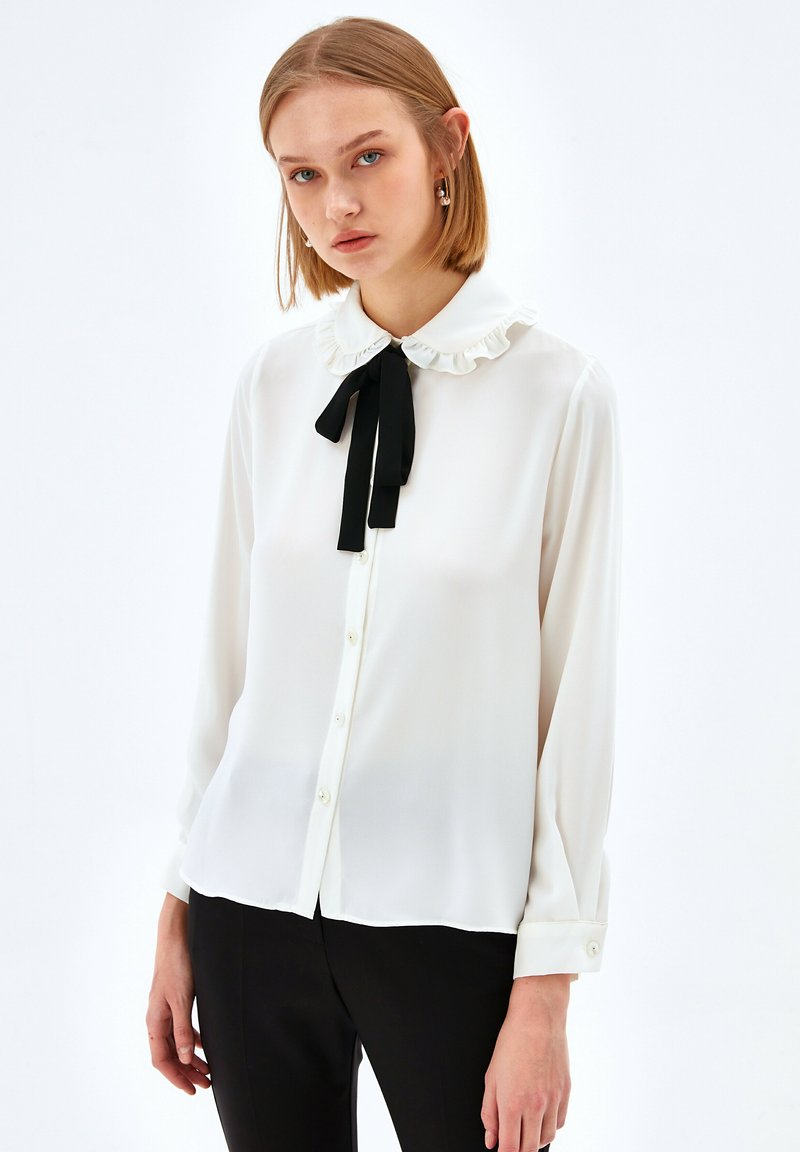 adL BABY COLLAR FRONT - Overhemdblouse - beige - Zalando.nl