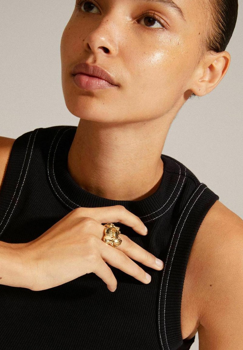 Pilgrim JADWIGA STATEMENT ADJUSTABLE - Ring - gold plated/goldfarben - Zalando.de